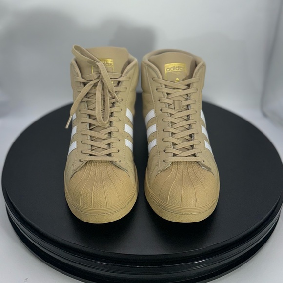 adidas | Shoes | Adidas Superstar Pro Model Tan High | Poshmark